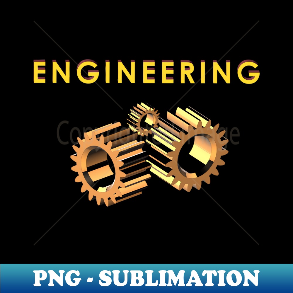 Engineering Gear - Elegant Sublimation PNG Download - Perfec - Inspire ...
