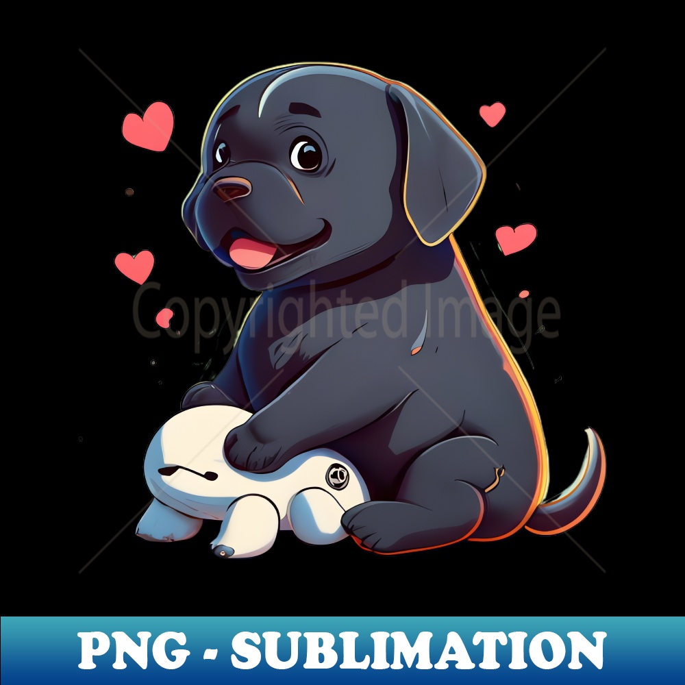 Adorable Black Lab Puppy Embraces the Comfort of Baymax Hug | Inspire ...