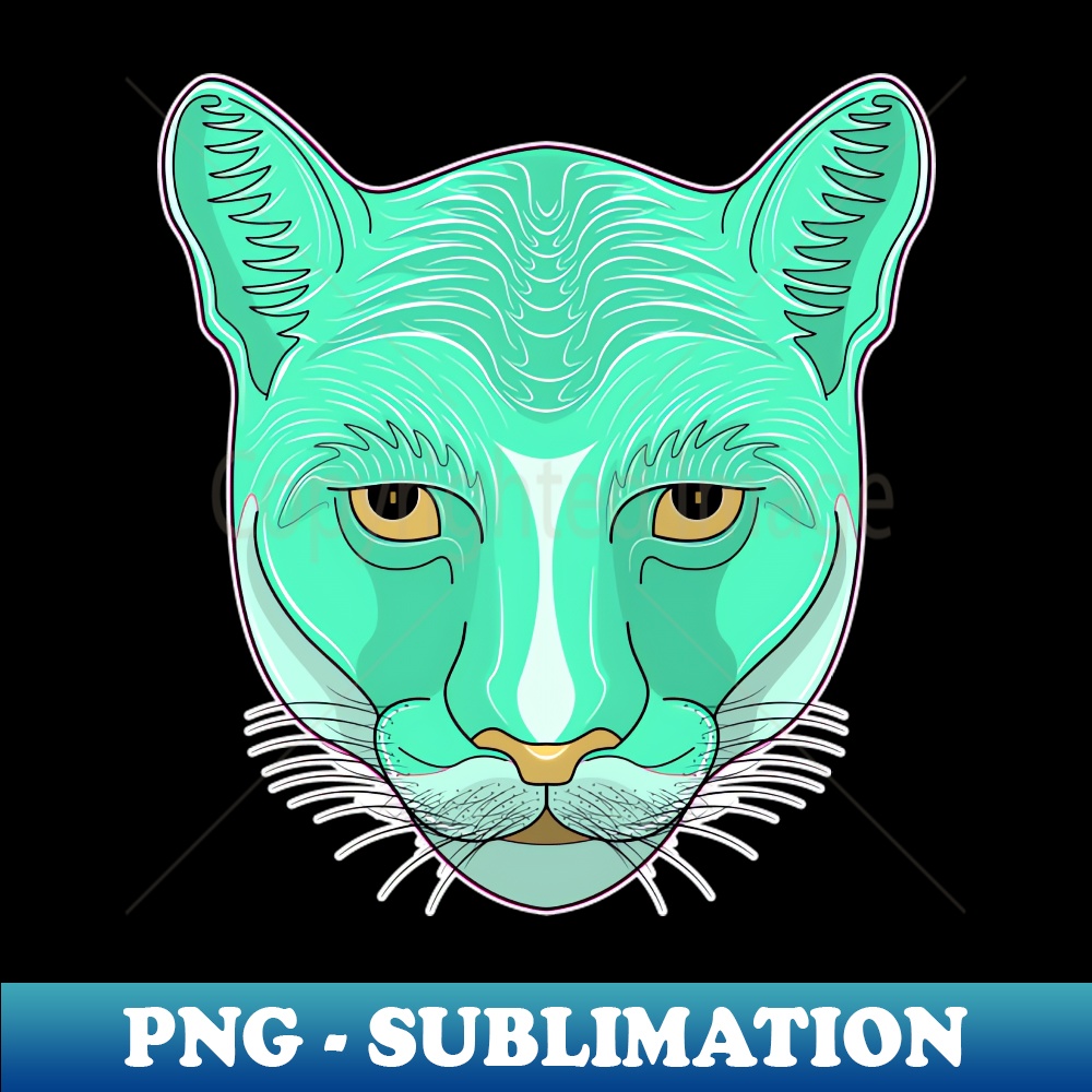 pinky cougar face cartoon - Aesthetic Sublimation Digital Fi | Inspire ...