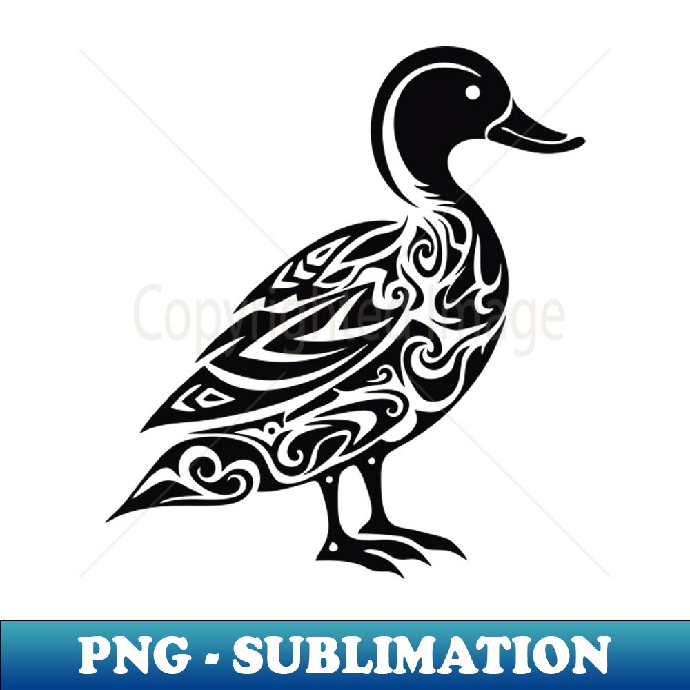 Tribal Symbol Duck Design - Decorative Sublimation PNG File - Inspire ...