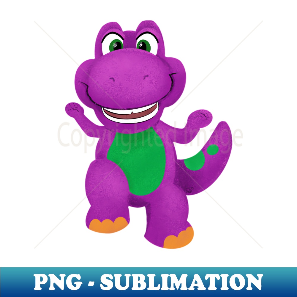 Barney - Decorative Sublimation PNG File - Bold & Eye-catchi - Inspire ...