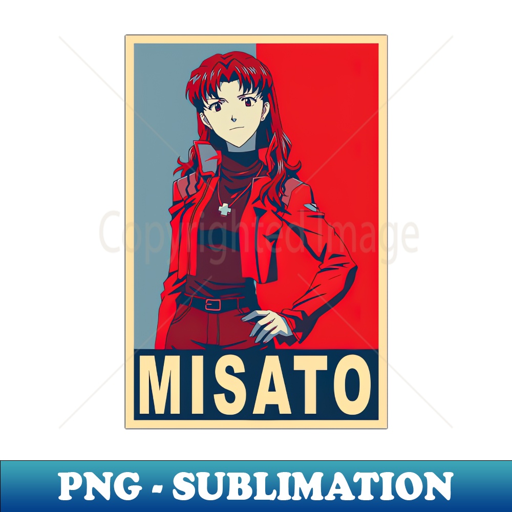 Misato Katsuragi Vintage - PNG Transparent Sublimation Desig | Inspire ...