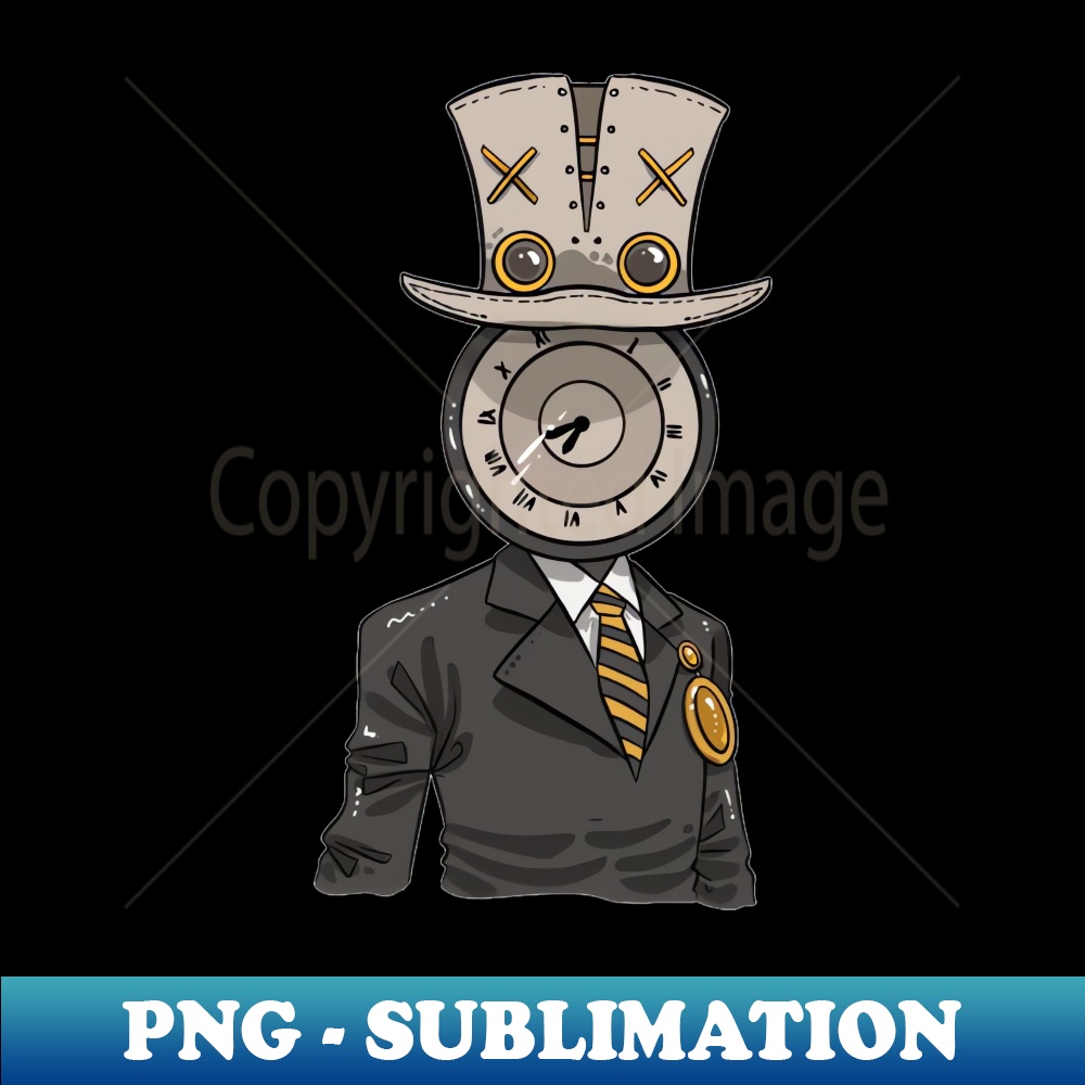 clockman - PNG Sublimation Digital Download - Perfect for Cr | Inspire ...