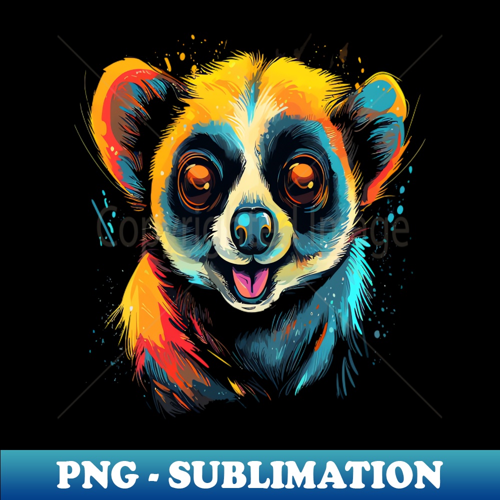 Slow Loris Smiling - Signature Sublimation PNG File - Boost | Inspire Uplift