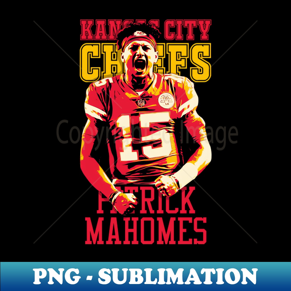 Patrick Mahomes Retro Graphic - PNG Transparent Sublimation | Inspire ...