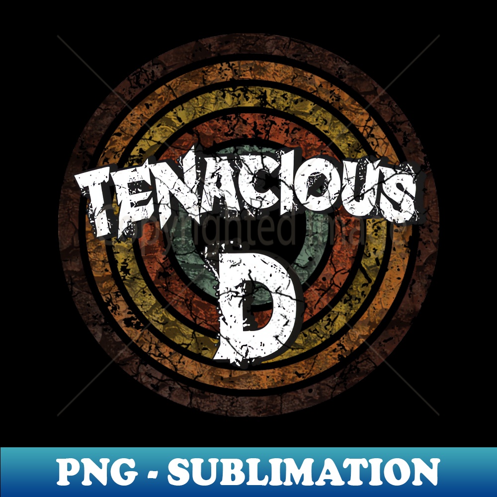 Tenacious D Vintage design on top - Exclusive PNG Sublimatio | Inspire ...