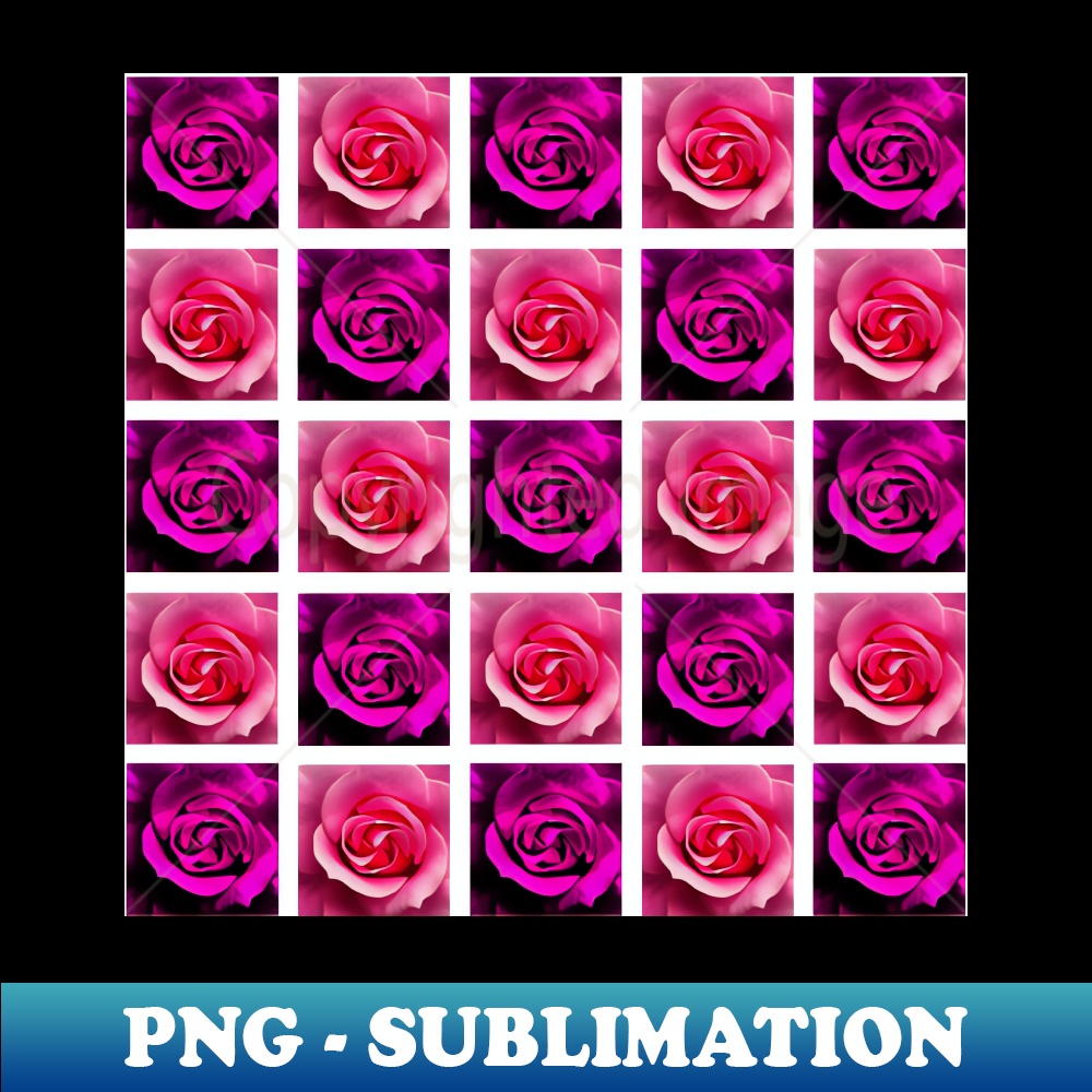 Dark pink roses pattern - Premium Sublimation Digital Downlo | Inspire ...