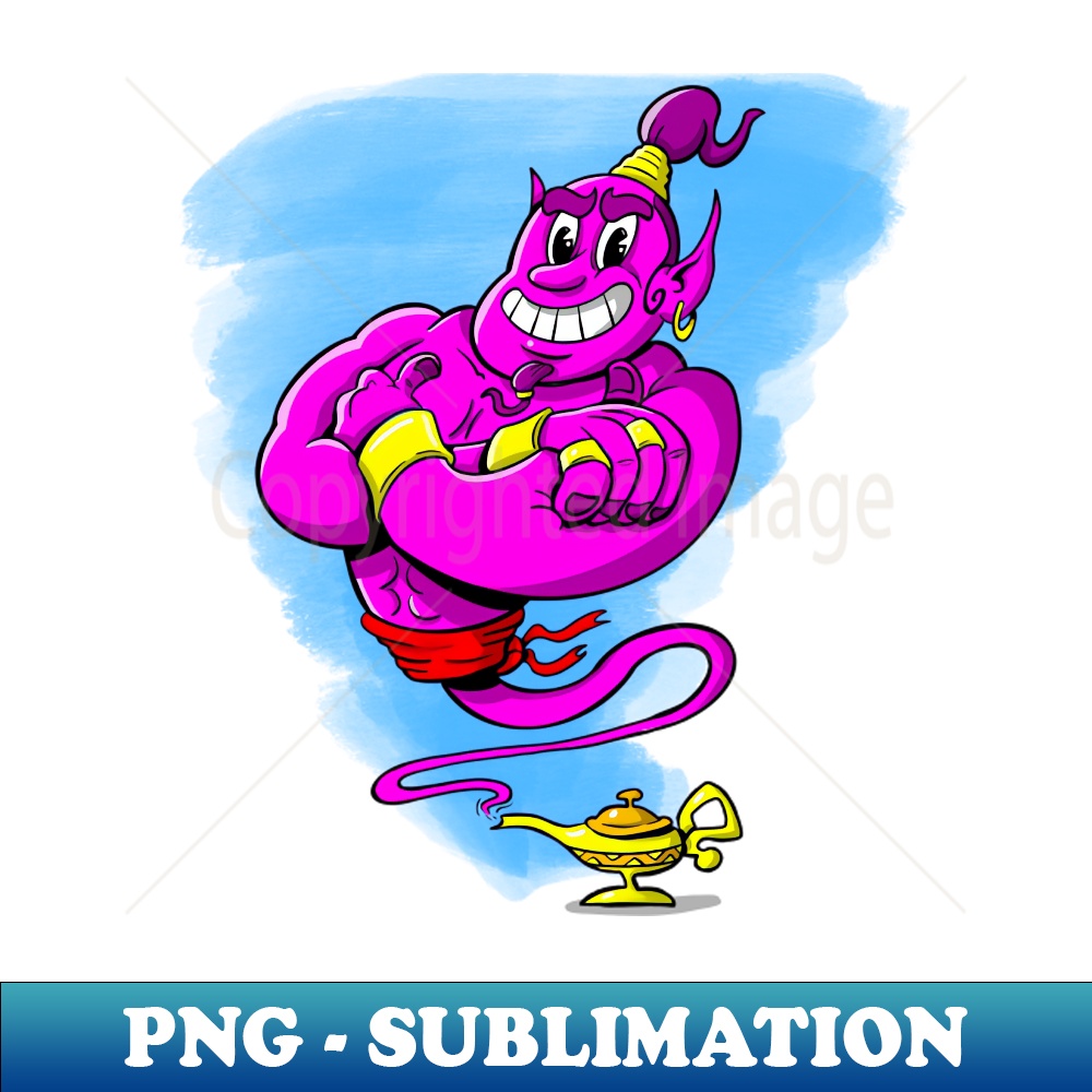 The Genie and the Lamp - Unique Sublimation PNG Download - S | Inspire ...