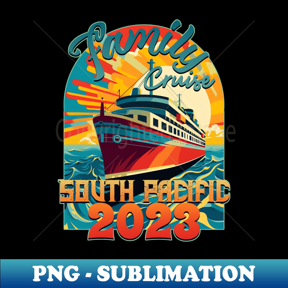 Family Cruise South Pacific 2023 - Instant Sublimation Digit | Inspire ...
