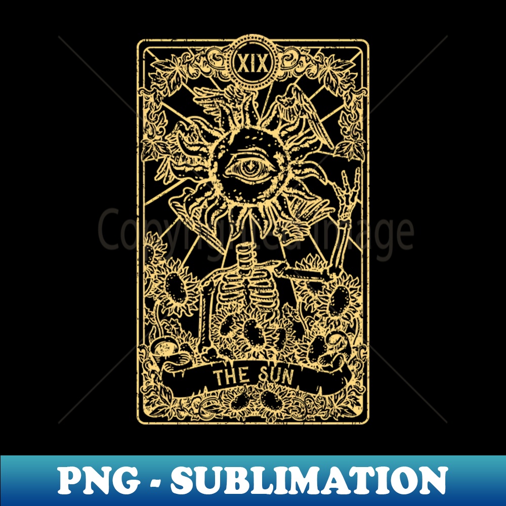 The Sun I Goth Tarot Card I Fortune Teller - Premium Sublima | Inspire ...