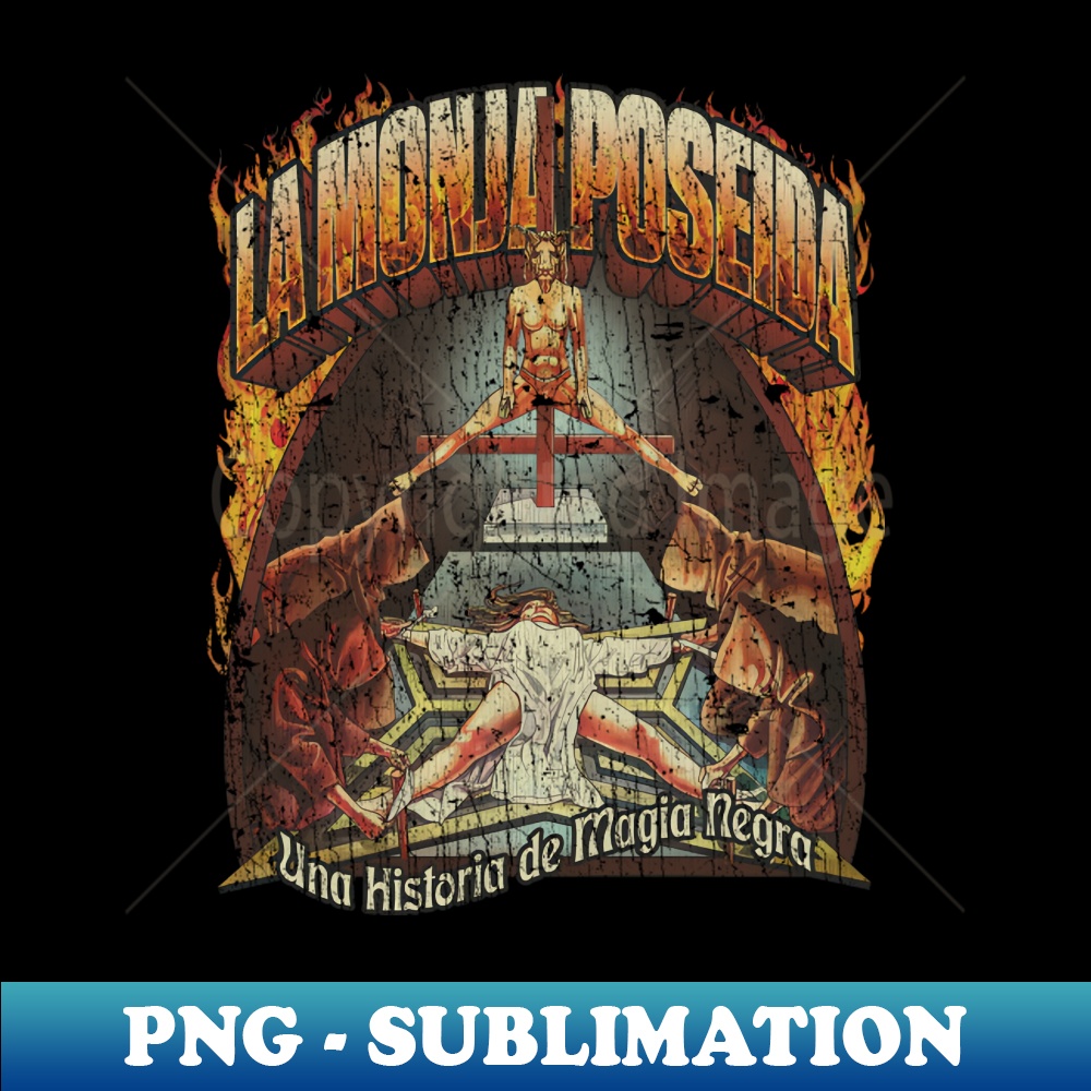 La Monja Poseida 1976 - Vintage Sublimation PNG Download - I | Inspire ...