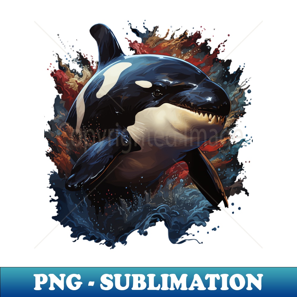 Patriotic Orca - Vintage Sublimation PNG Download - Bold & E - Inspire ...