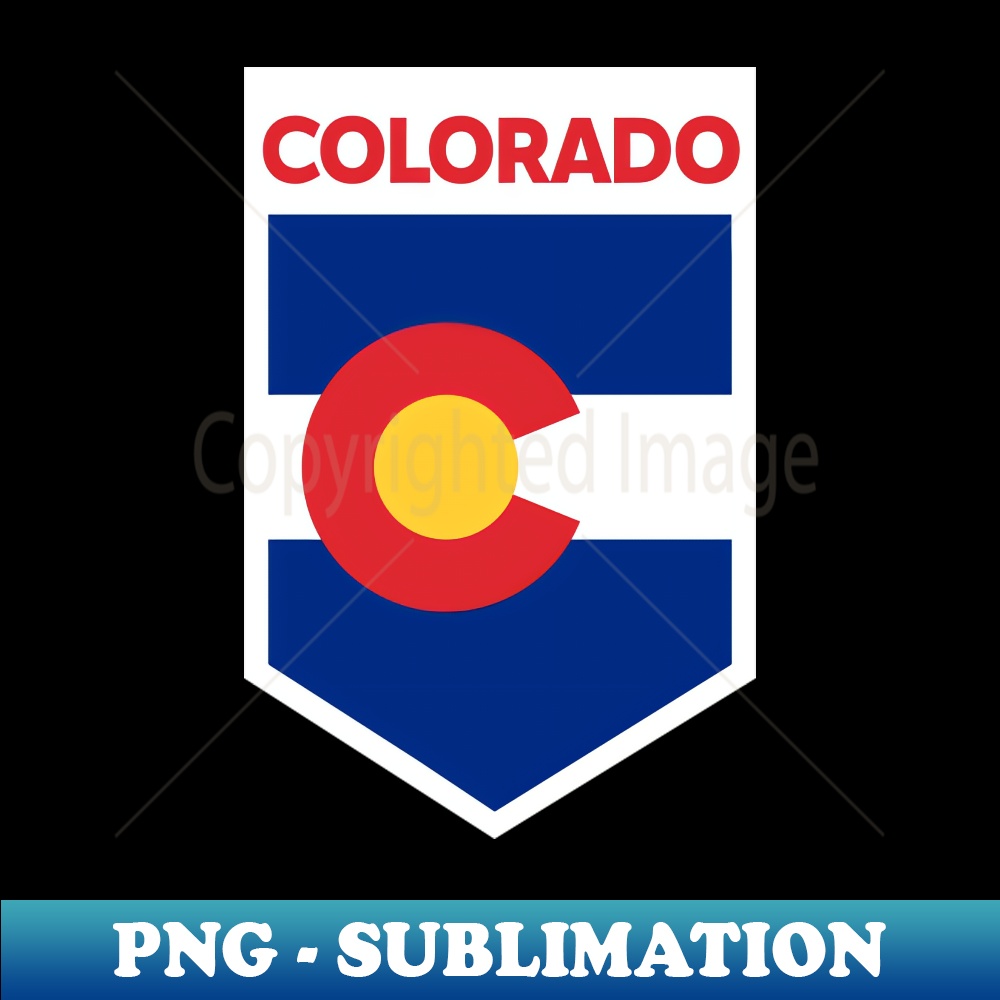 Colorado State Flag Emblem - Premium PNG Sublimation File - | Inspire ...
