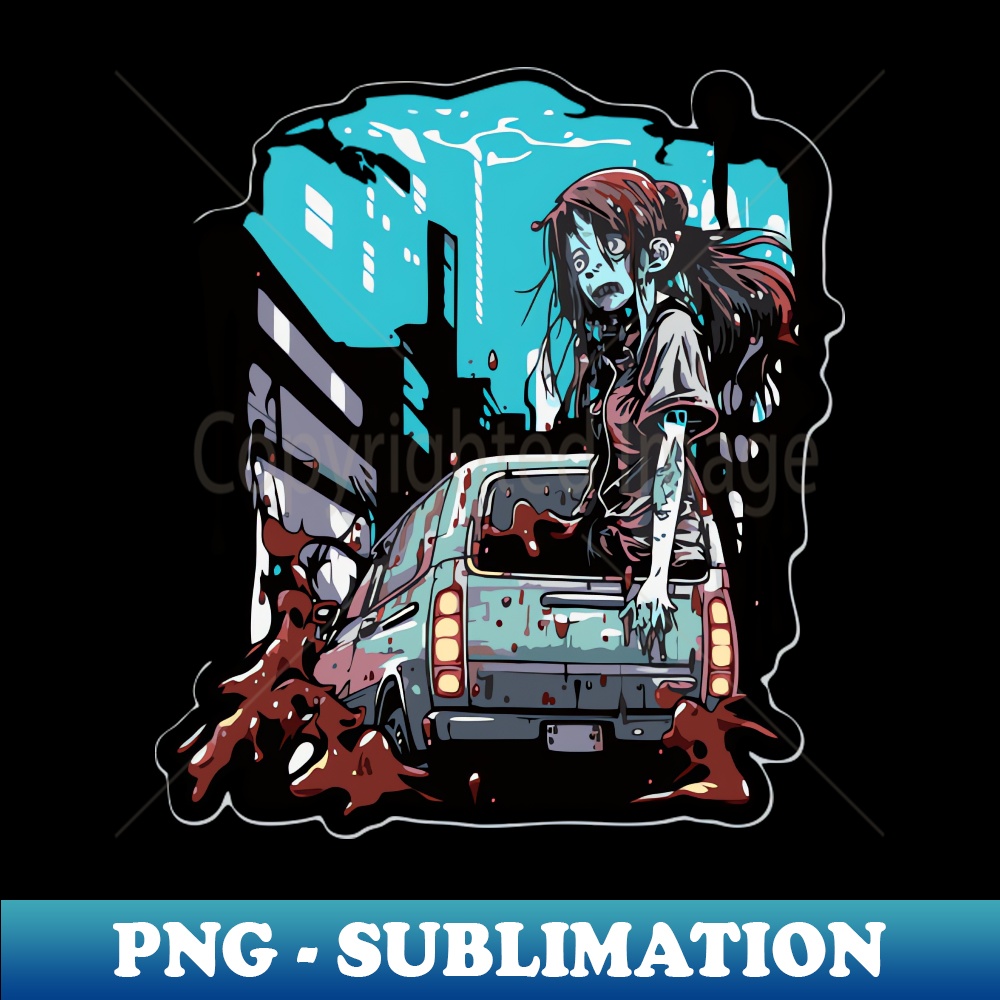 Zombie Girl Apocalypse in the city - Aesthetic Sublimation D | Inspire ...