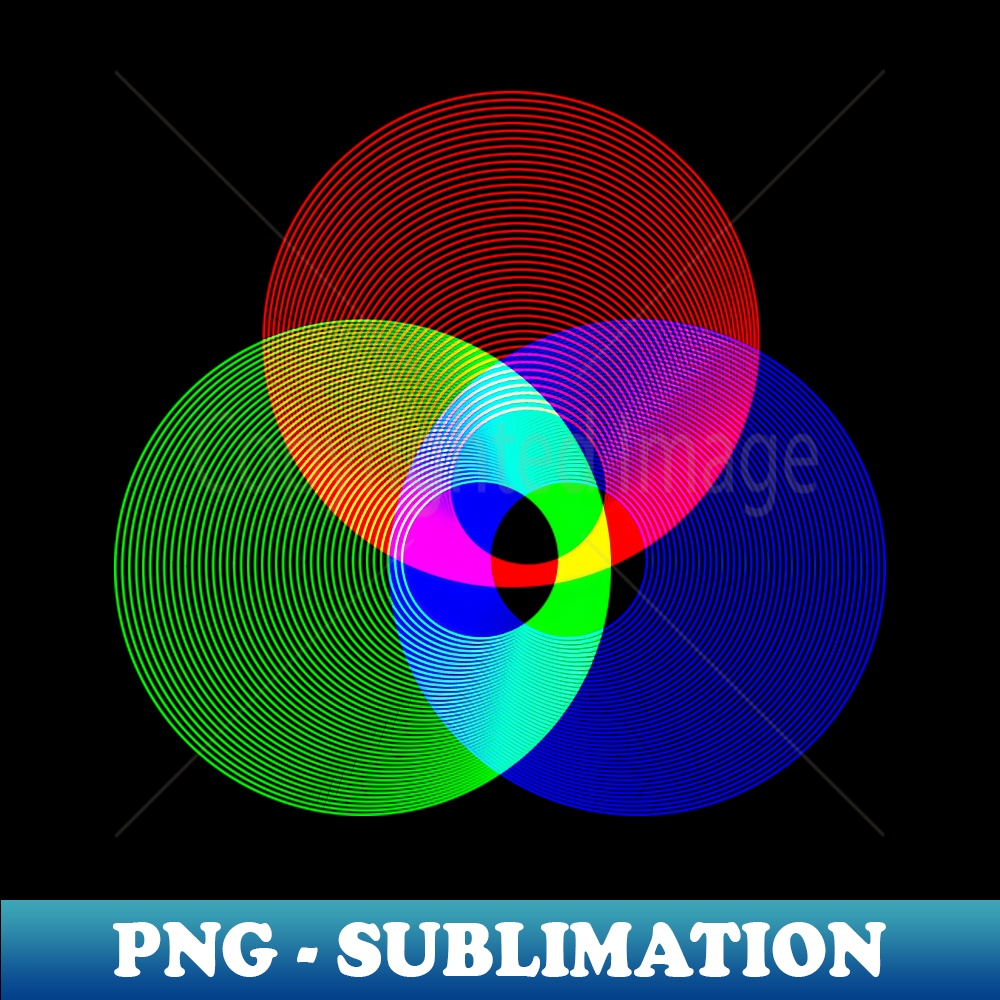 Red Green Blue Light Color Model with Repeat Lines - Premium | Inspire ...