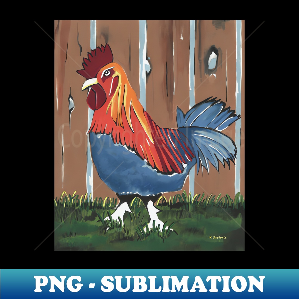 Barnyard Rooster - Exclusive Sublimation Digital File - Defy | Inspire ...