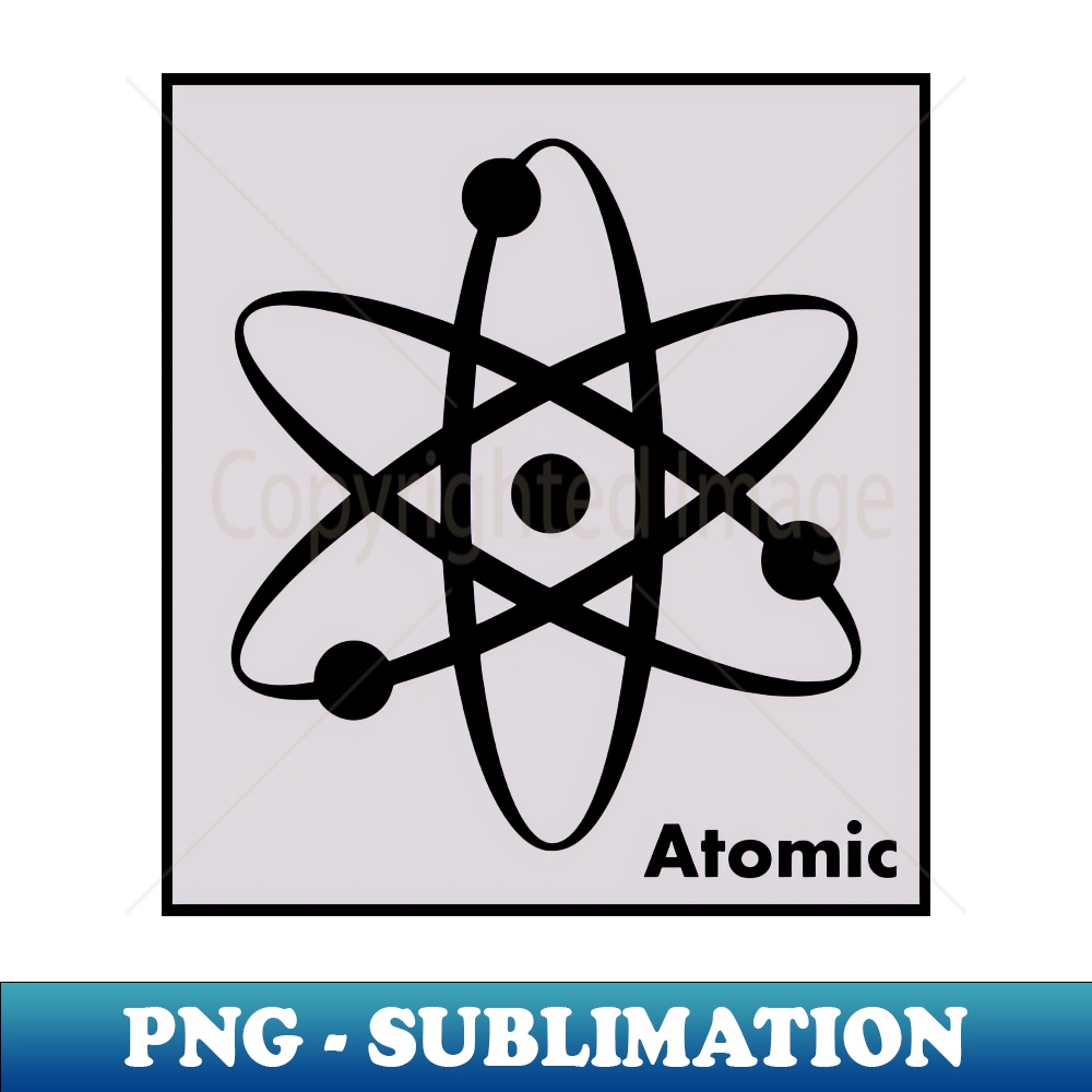 Atomic Science Logo - Premium Sublimation Digital Download - | Inspire Uplift