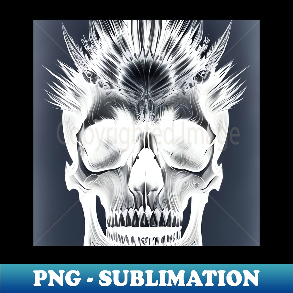 Negative Tribal Skull - Stylish Sublimation Digital Download - Inspire ...