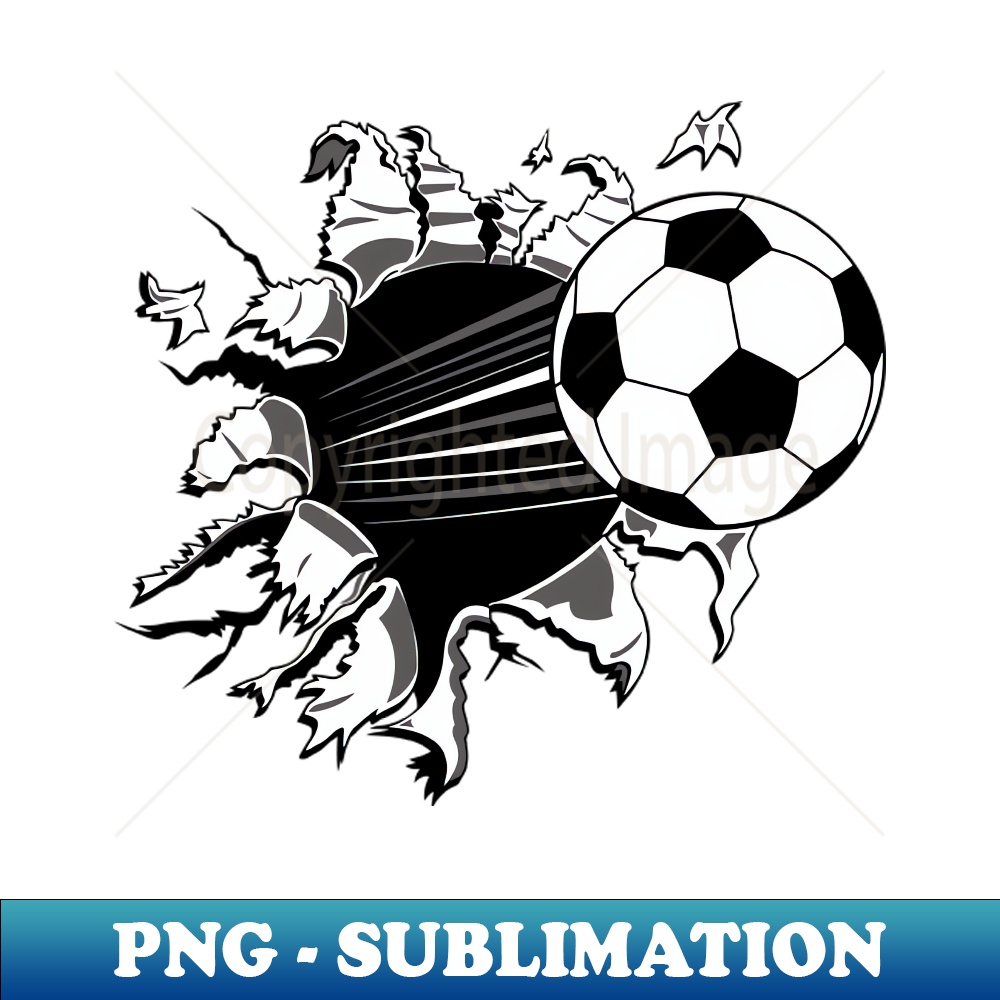 Soccer ball busting out - Sublimation-Ready PNG File - Revol | Inspire ...