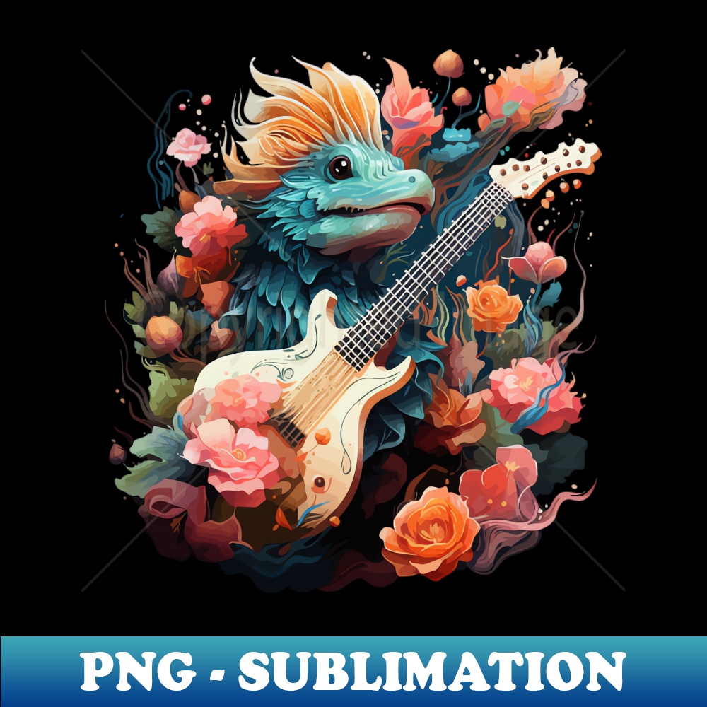 Sea Slug Playing Guitar - Aesthetic Sublimation Digital File | Inspire ...