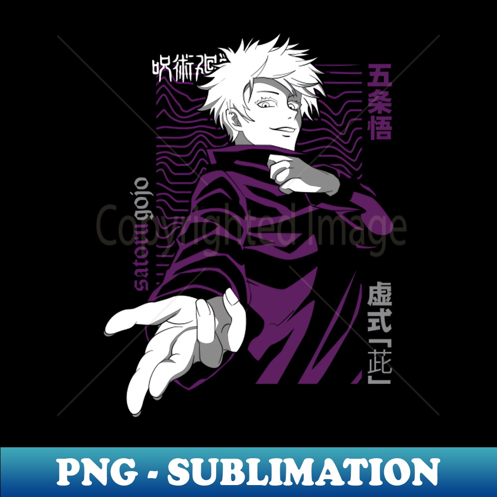 Satoru Gojo - Jujutsu Kaisen - Digital Sublimation Download | Inspire ...