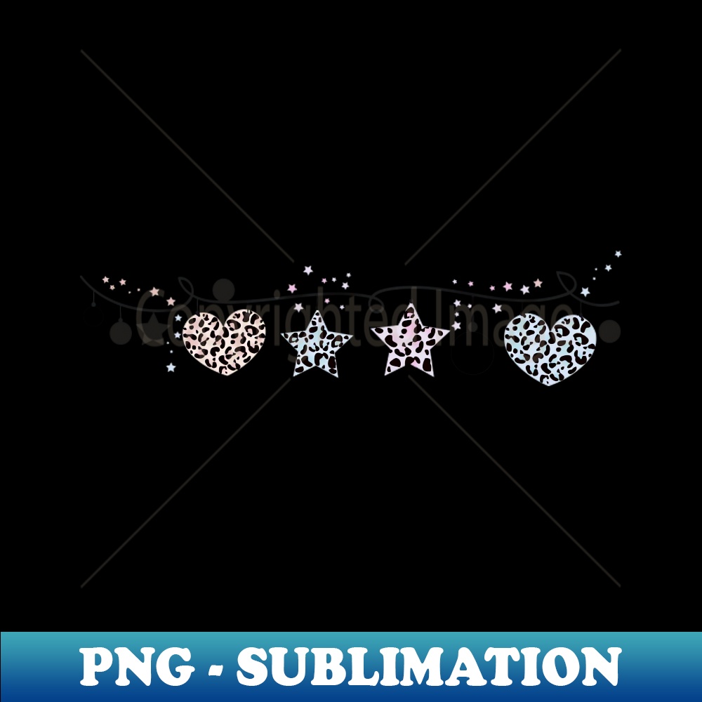 Leopard print light bulb stars and hearts - Sublimation-Read | Inspire ...