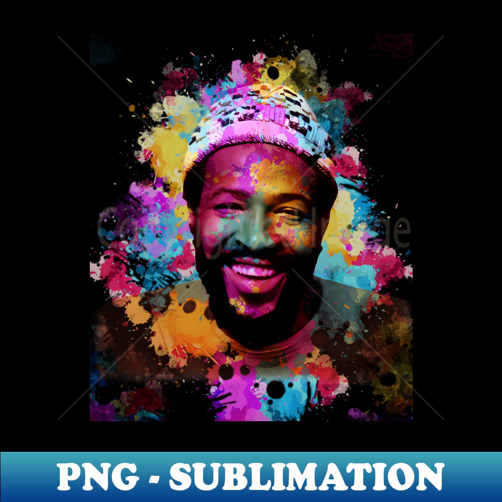 Marvin Gaye Watercolor Illustration - PNG Transparent Subli | Inspire ...