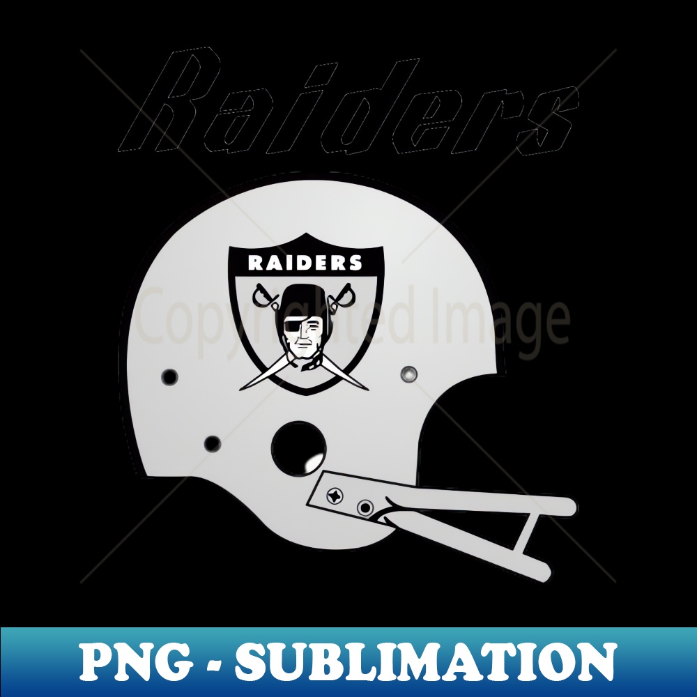 Vintage Raiders Football Helmet - Signature Sublimation PNG | Inspire ...