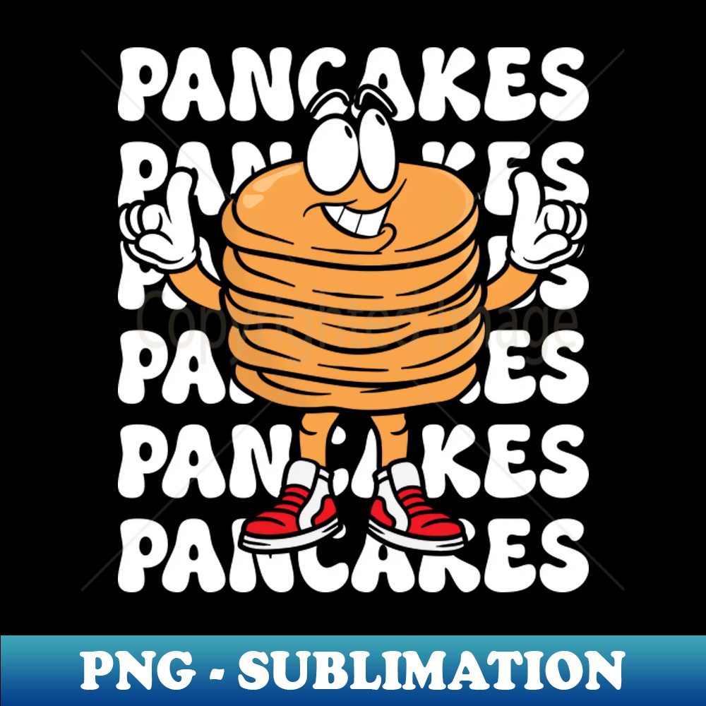 Pancake Cartoon Food Lover - PNG Transparent Digital Downloa | Inspire ...
