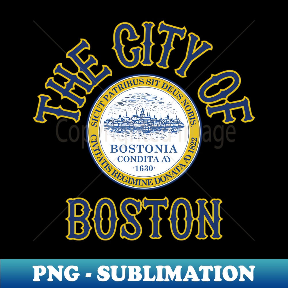 The City of Boston - Elegant Sublimation PNG Download - Perf | Inspire ...