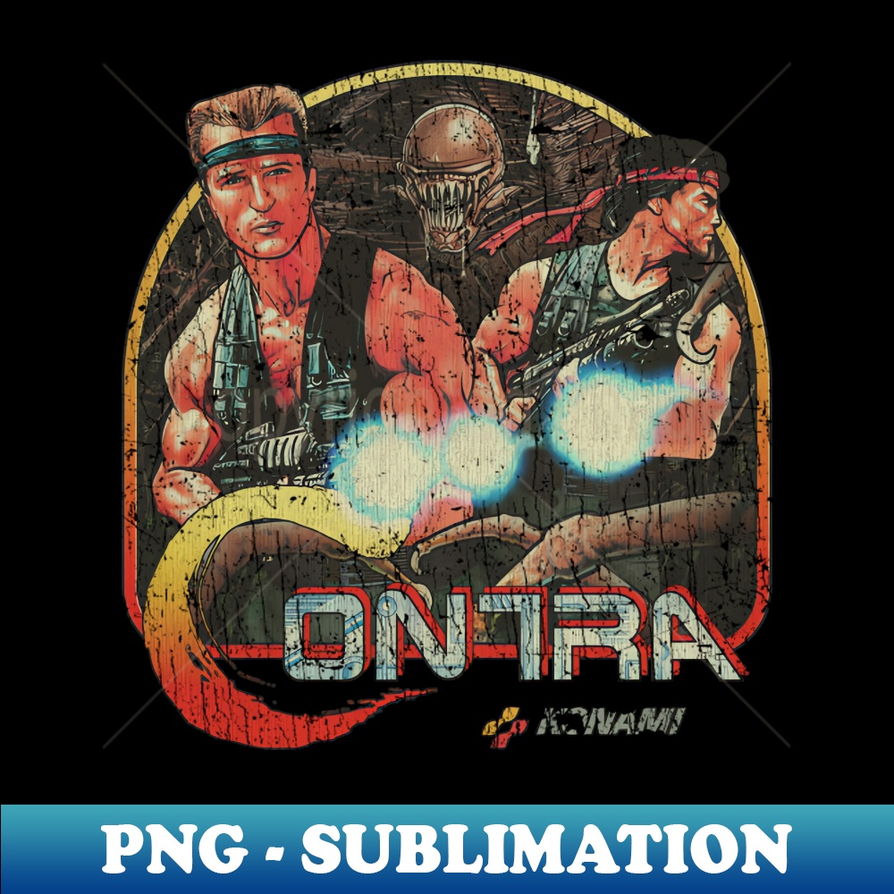 Contra 1987 - PNG Transparent Sublimation Design - Fashionab | Inspire ...