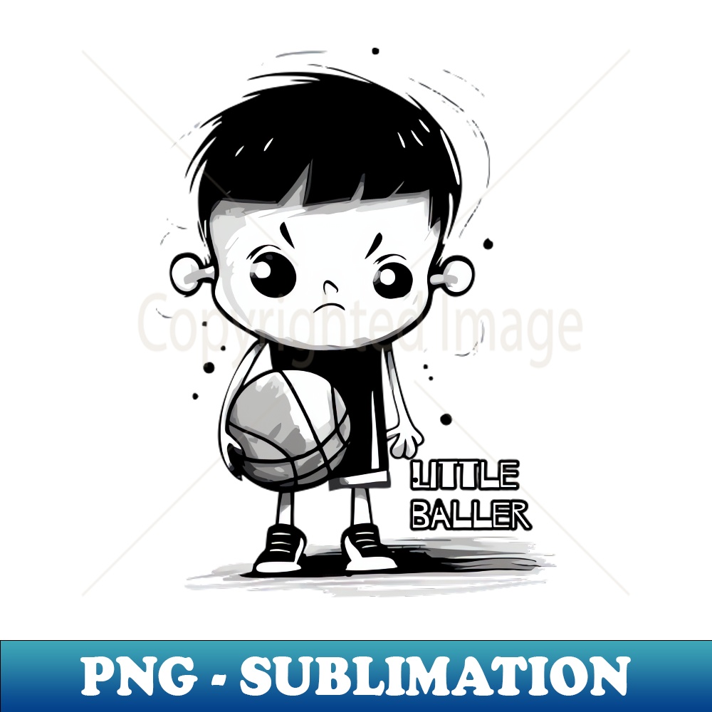 Little Ballers Toddler Basketball - PNG Transparent Sublimat | Inspire ...