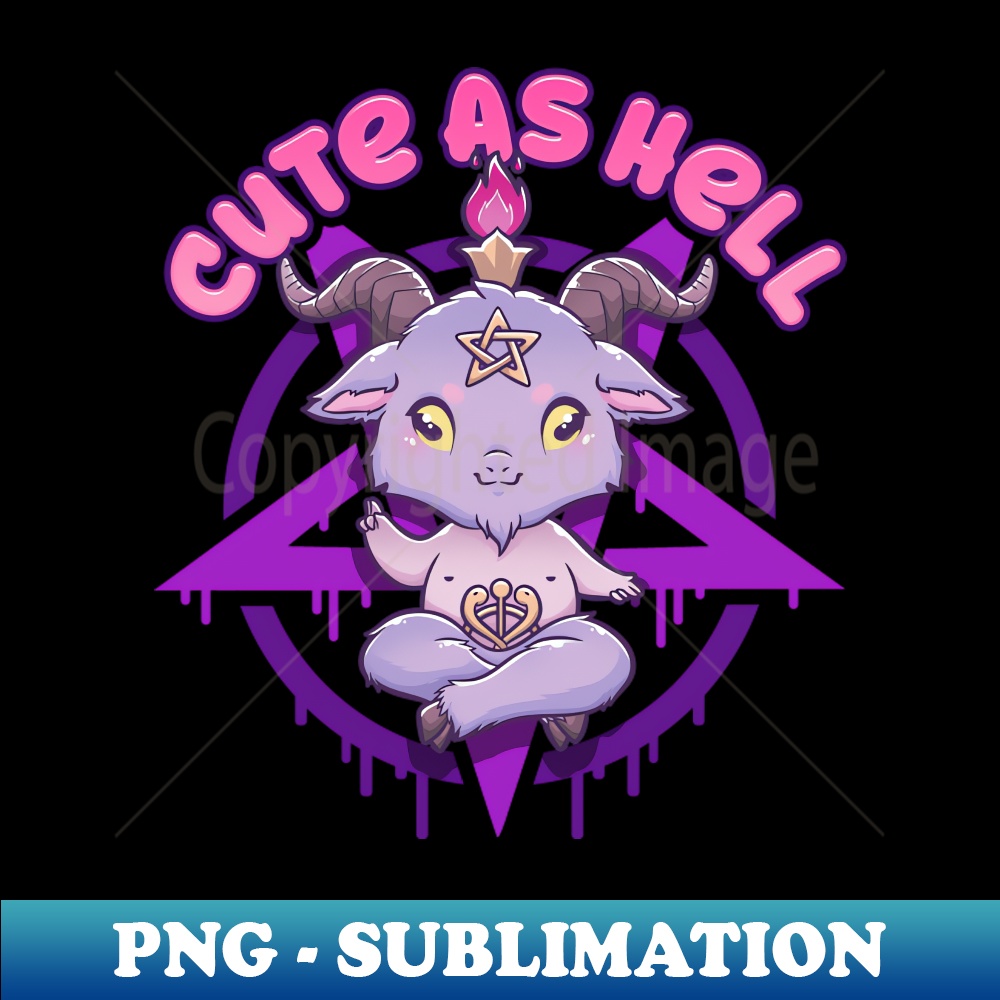 Cute A Hell Anime Baphomet - Modern Sublimation PNG File - T | Inspire ...
