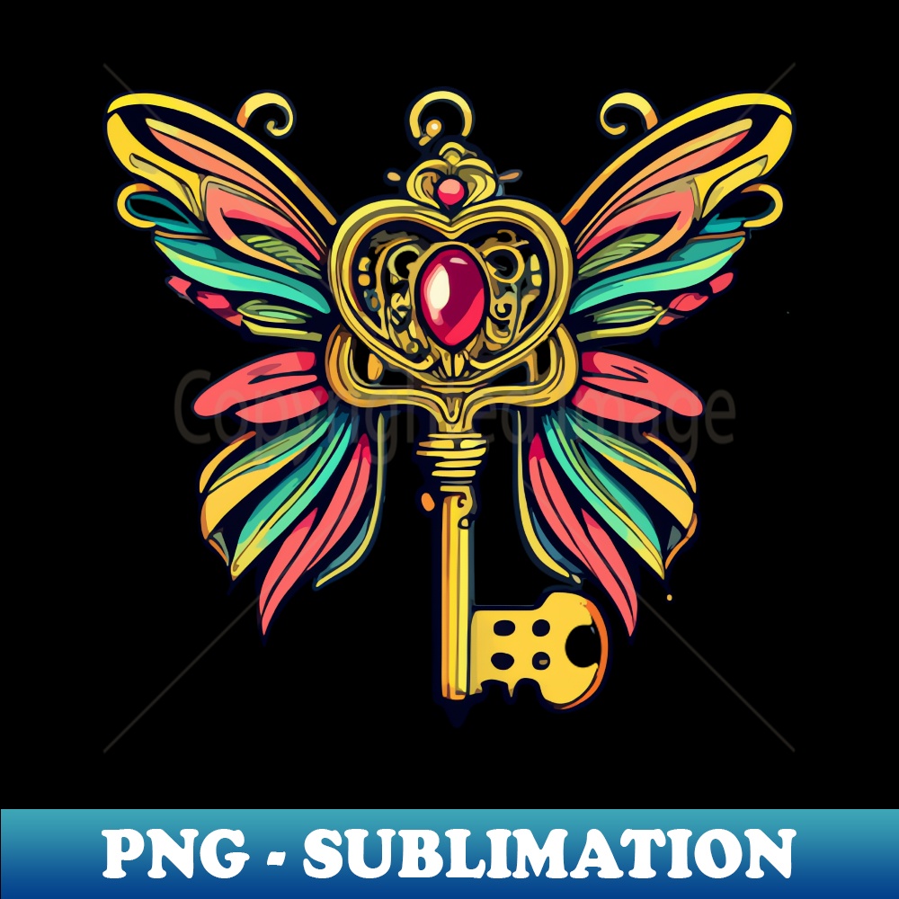 Magic Flying Key - Digital Sublimation Download File - Enhan | Inspire ...