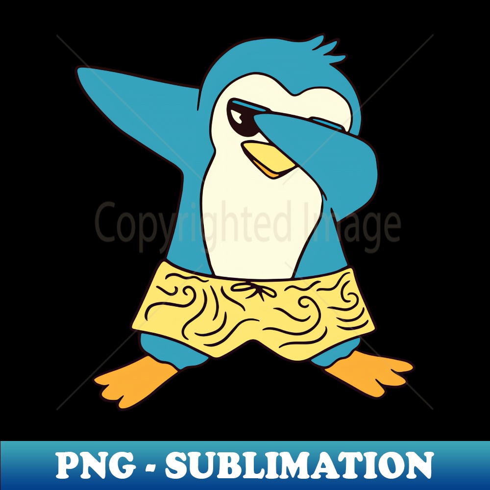 Dabbing Summer Penguin Cartoon - Special Edition Sublimation | Inspire ...
