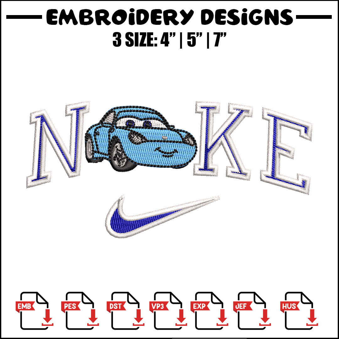 Nike blue mcqueen embroidery design, Mcqueen embroidery, Nik | Inspire ...