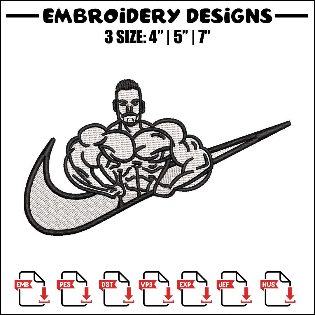 Nike chris embroidery design, Chris Bumstead embroidery, Nik - Inspire ...
