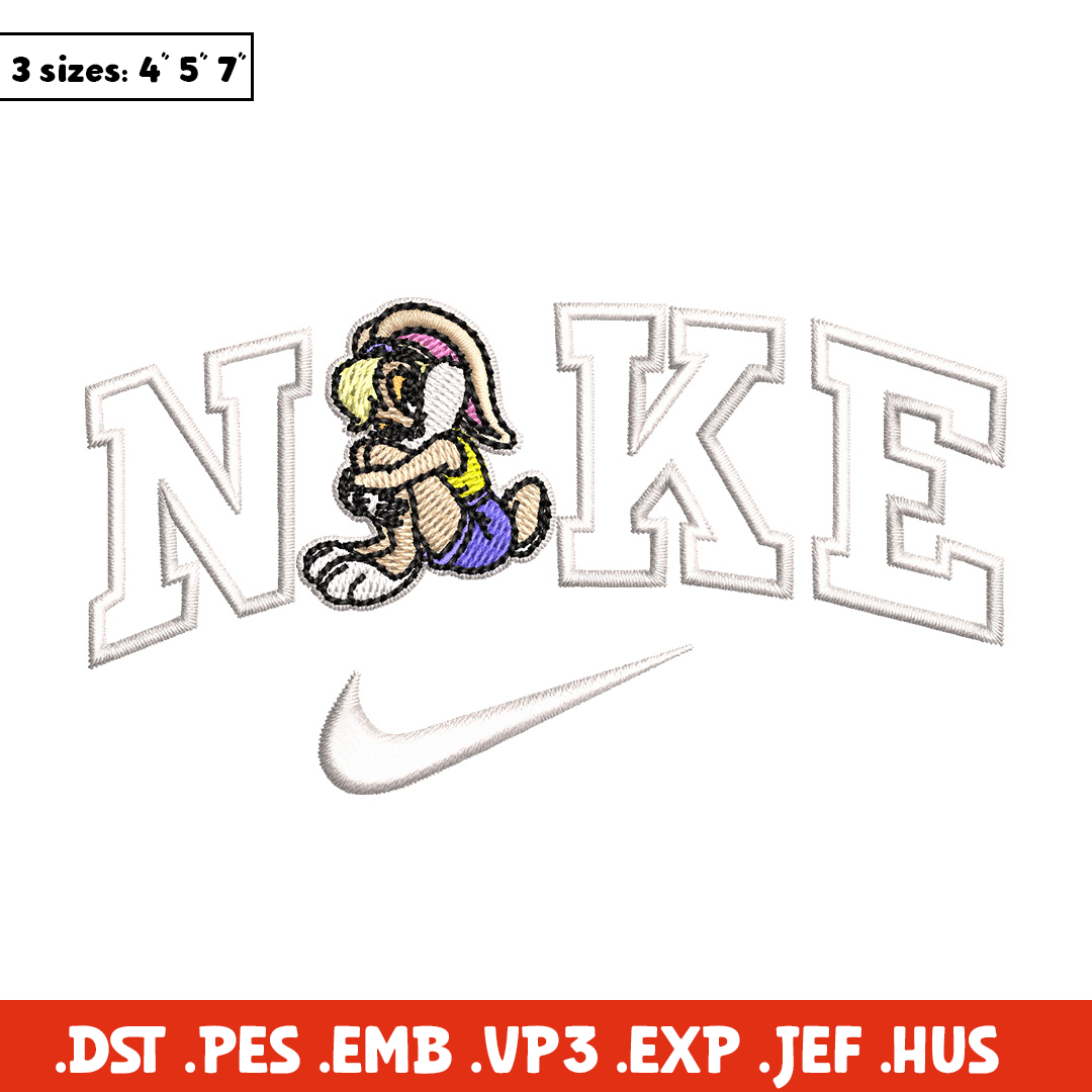 Nike bunny cartoon Embroidery Design, Cartoon Embroidery, Ni | Inspire ...