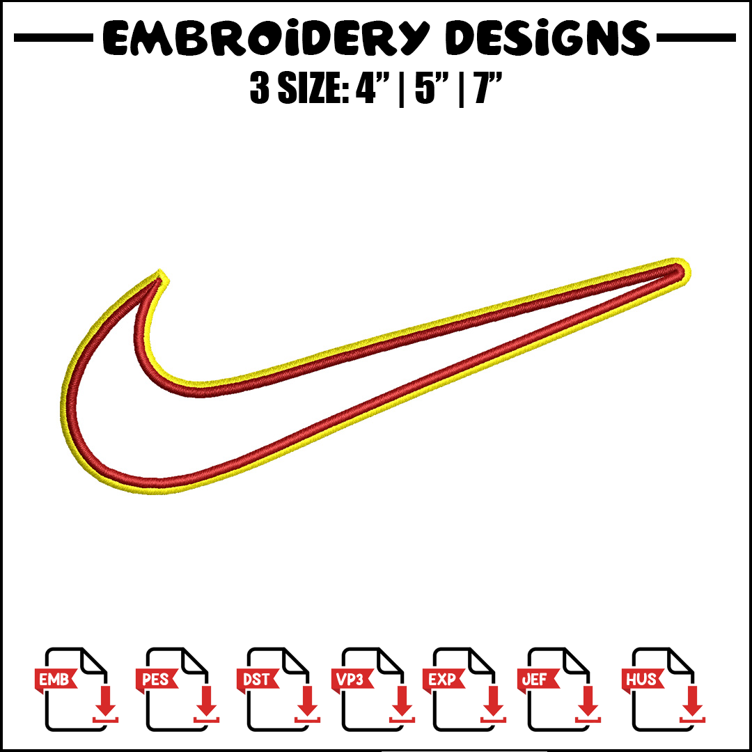 Nike logo embroidery design, Logo embroidery, Nike design, E | Inspire ...