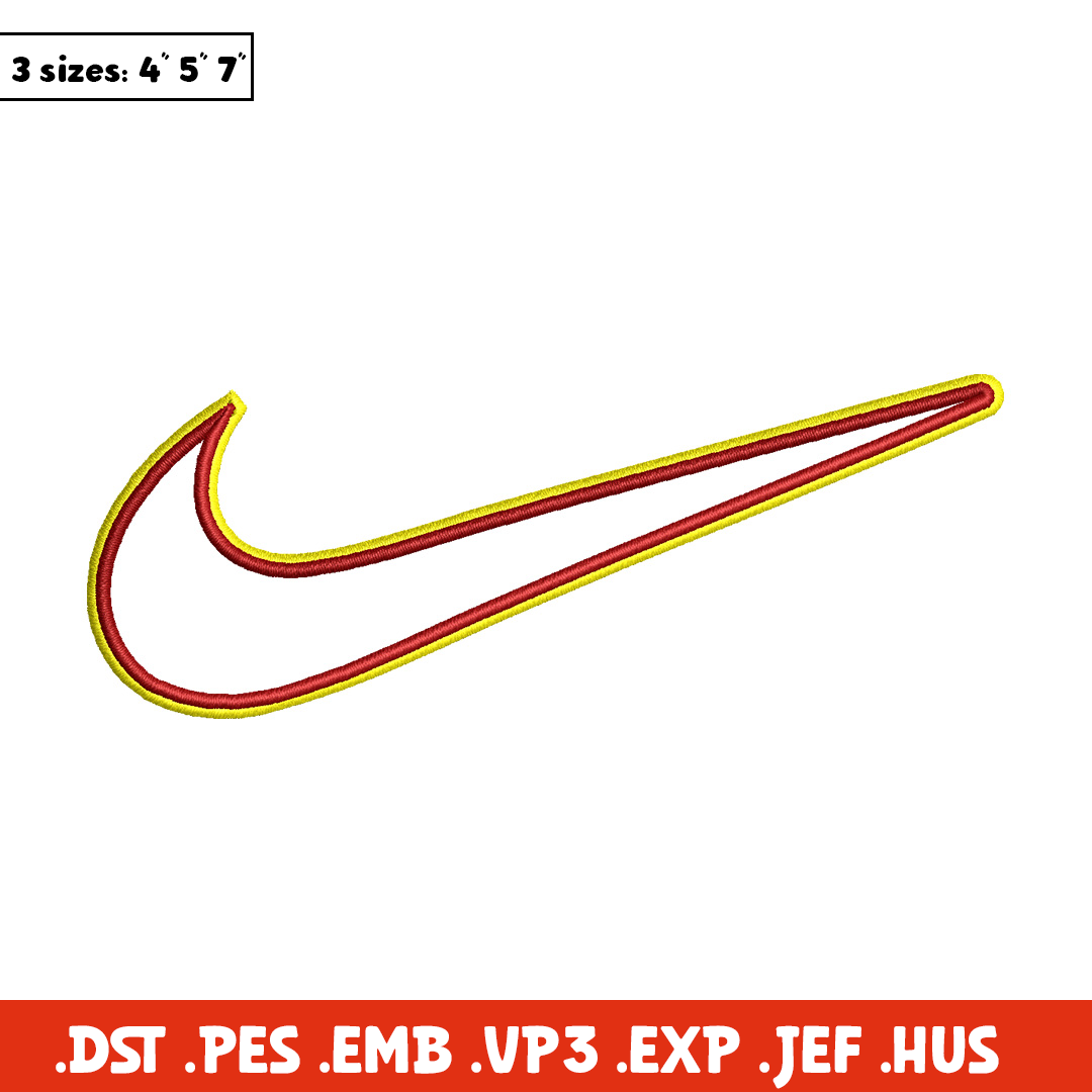 Nike logo embroidery design, Logo embroidery, Nike design, E | Inspire ...