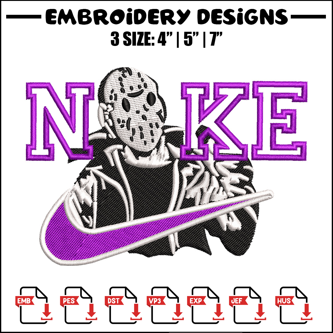 Nike x horror embroidery design, Horror movie embroidery, Ni | Inspire ...