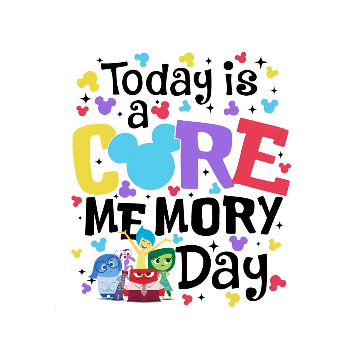 Today Is A Core Memory Day Inside Out 2 PNG Download | Inspire Uplift