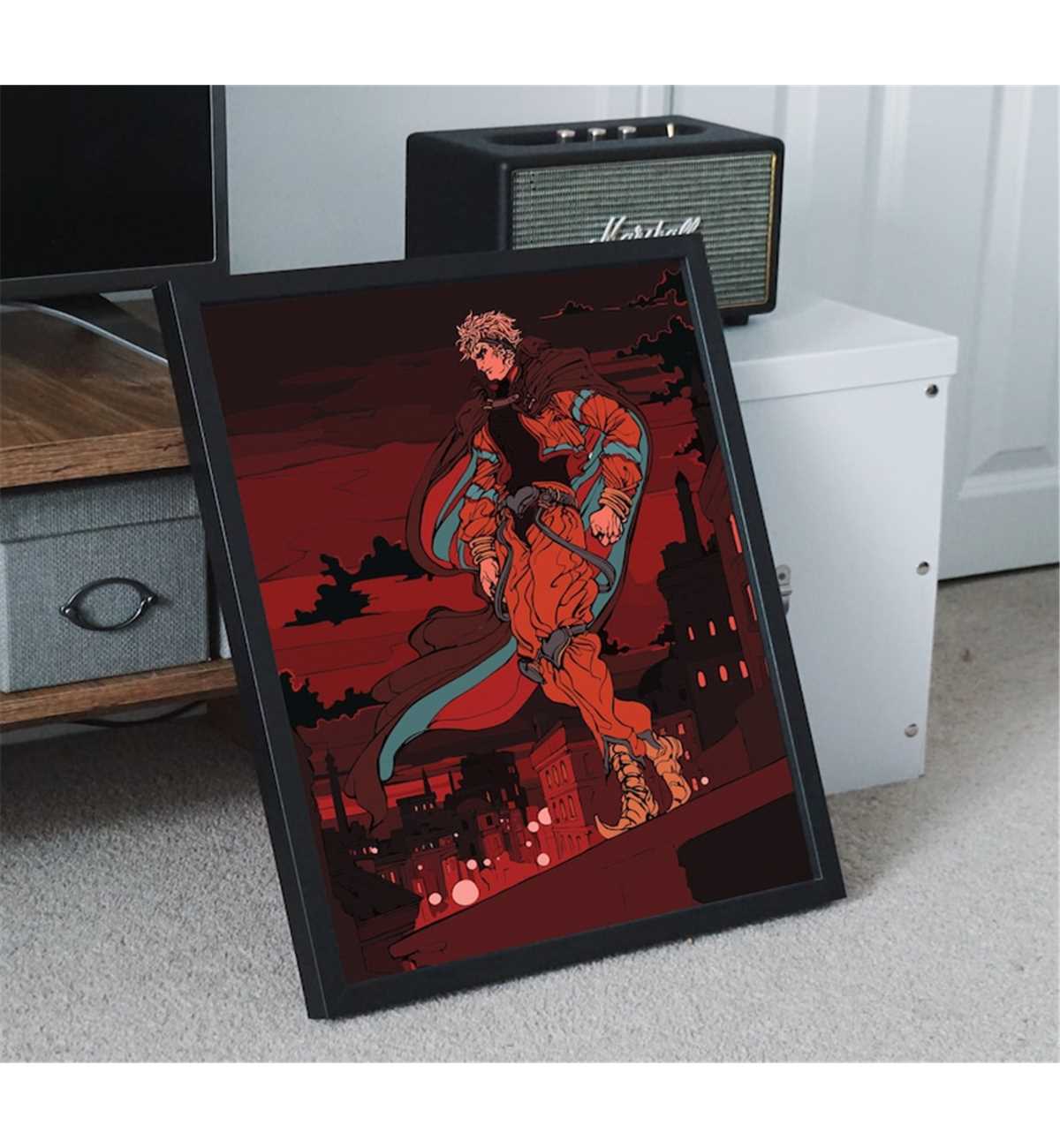 Original JoJos Bizarre Adventure Dio Brando Illustrator Wall | Inspire ...