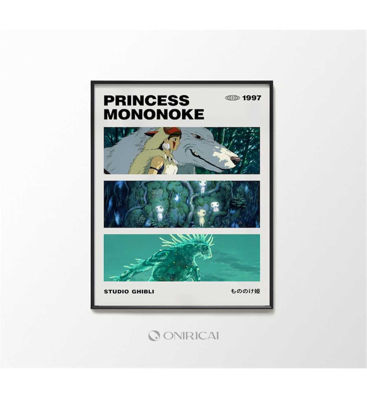 Princess Mononoke Posters & Prints | Inspire Uplift