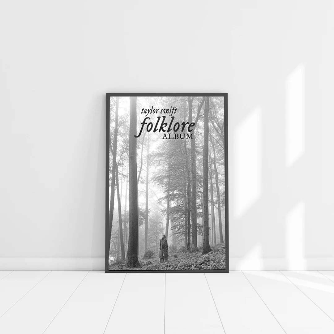 Taylor Swift Folklore Album Poster, Swiftie Poster Fan Gift, | Inspire ...
