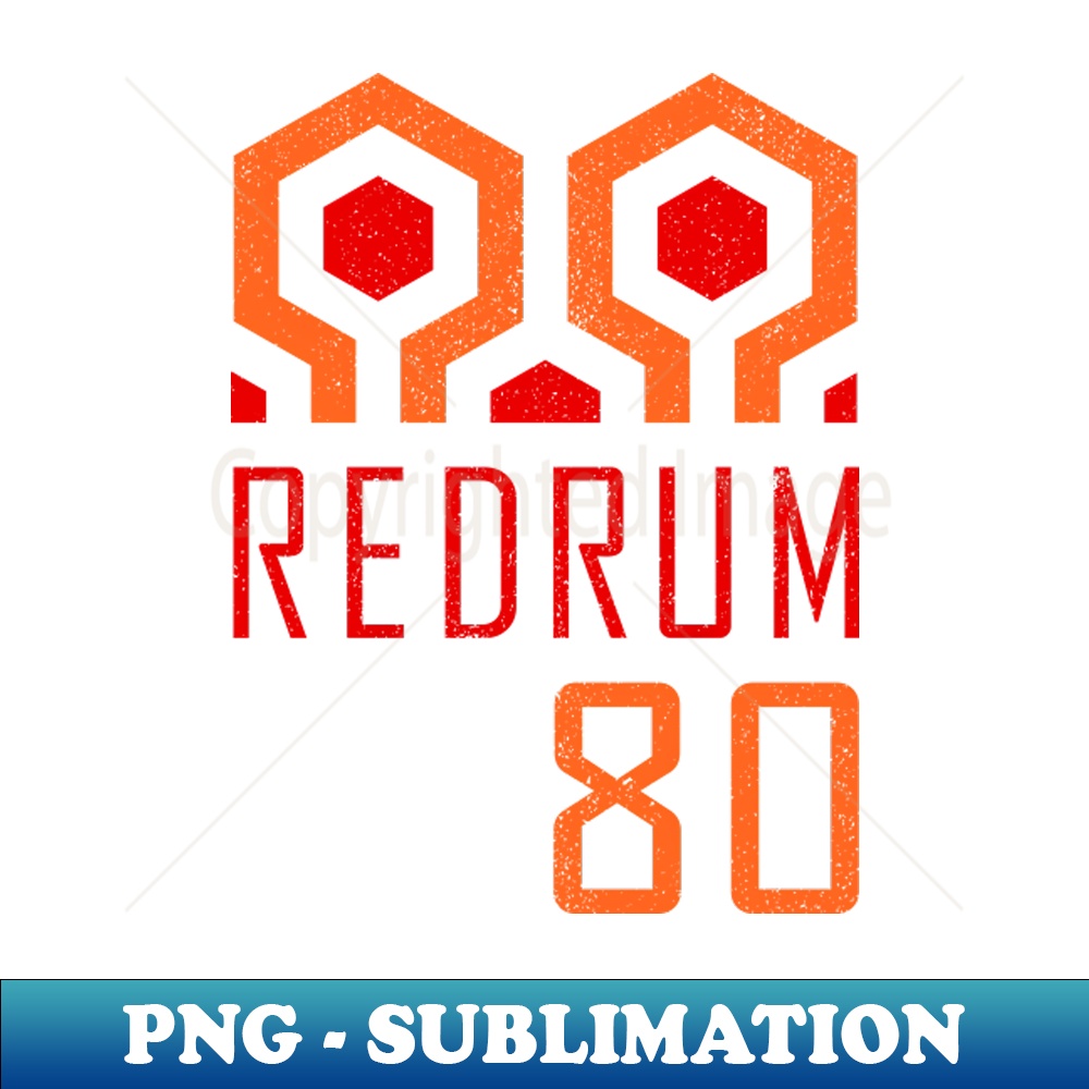 Redrum 80 - PNG Transparent Sublimation Design - Transform Y | Inspire ...