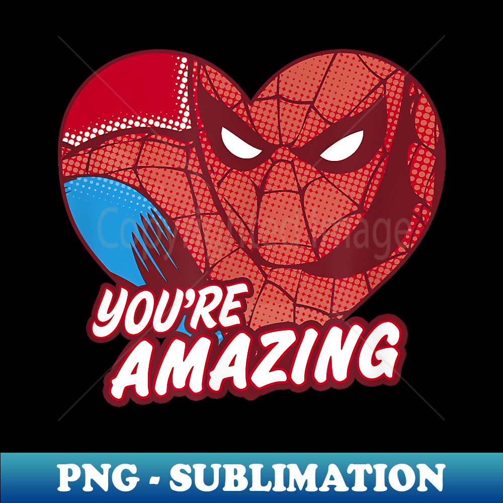 Marvel Spider-Man You're Amazing Heart Valentine - Instant S | Inspire ...