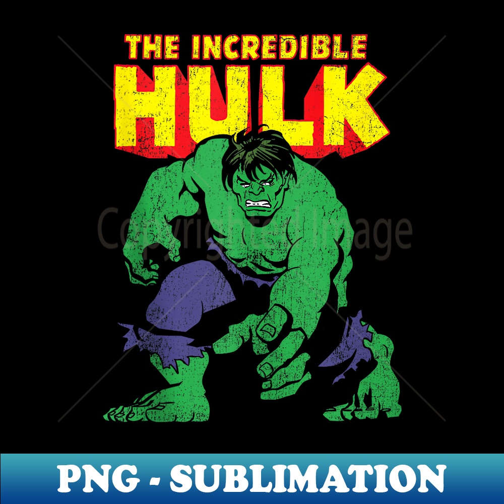 Marvel Vintage Incredible Hulk Action Pose Portrait - Sublim - Inspire ...