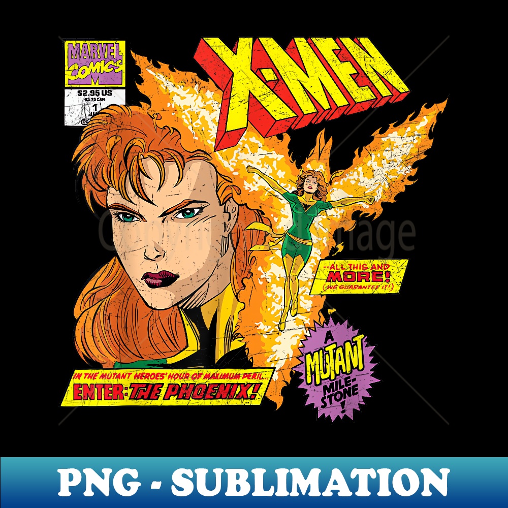 Marvel X-Men The Phoenix Mutant Jean Grey Comic - Instant PN | Inspire ...