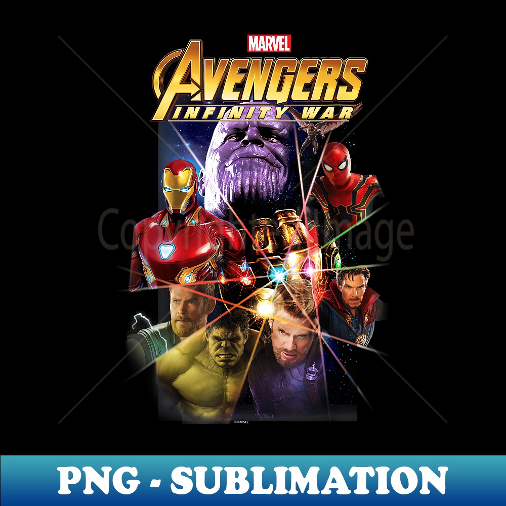 Marvel Avengers Infinity War Gauntlet Prism Graphic - Unique | Inspire ...